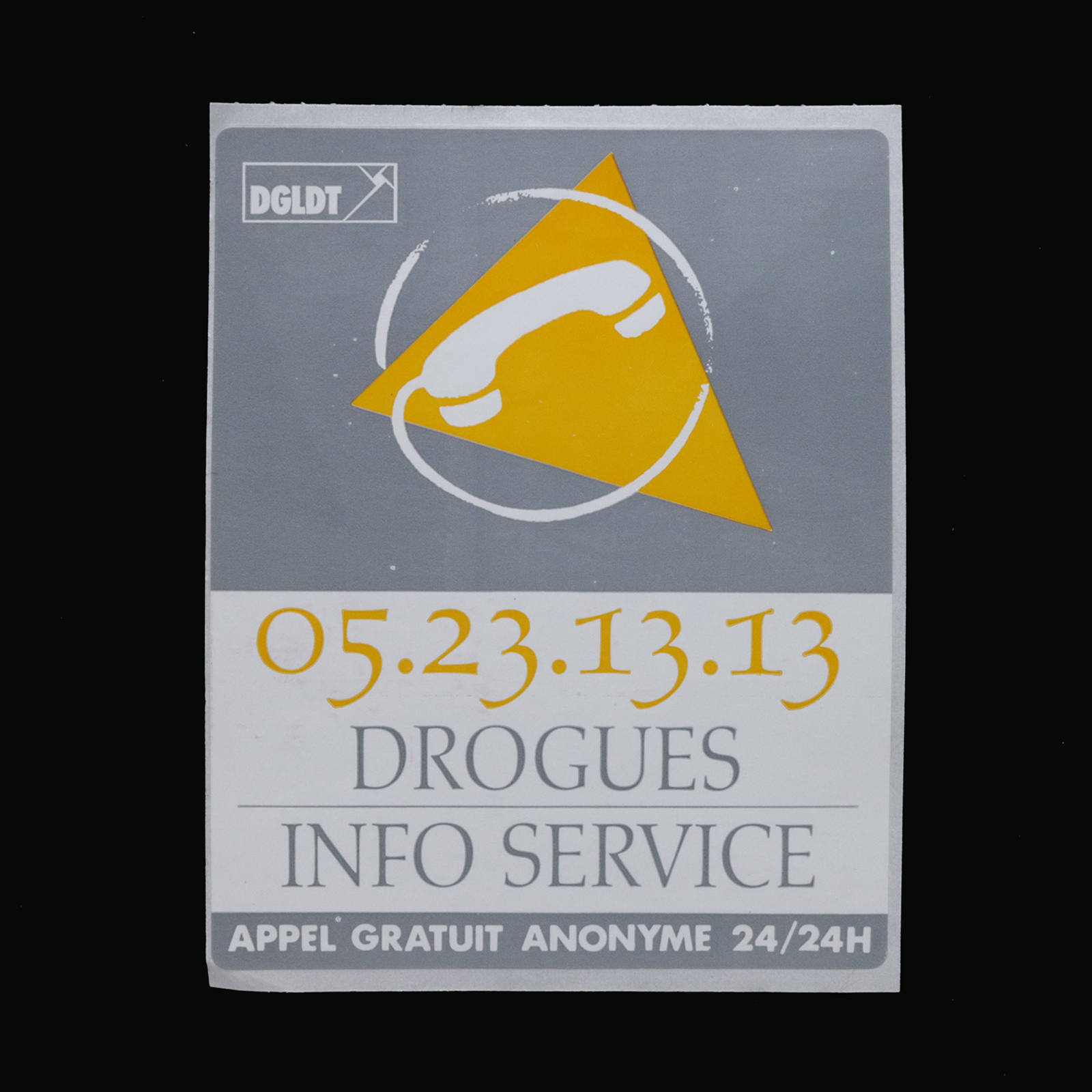 DROGUES INFO SERVICE ヴィンテージステッカー | corne/コルネ